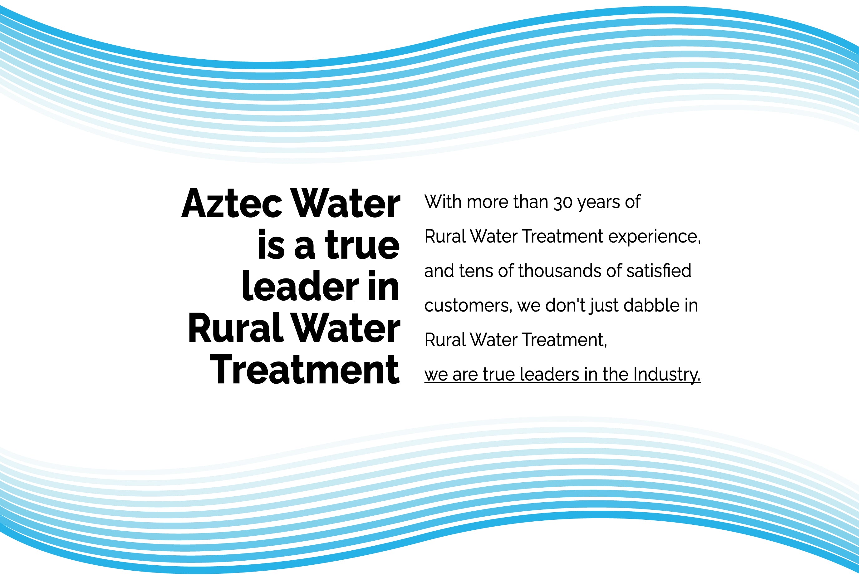 Rural Water Treatment Specialists. – Aztec Water Solutions